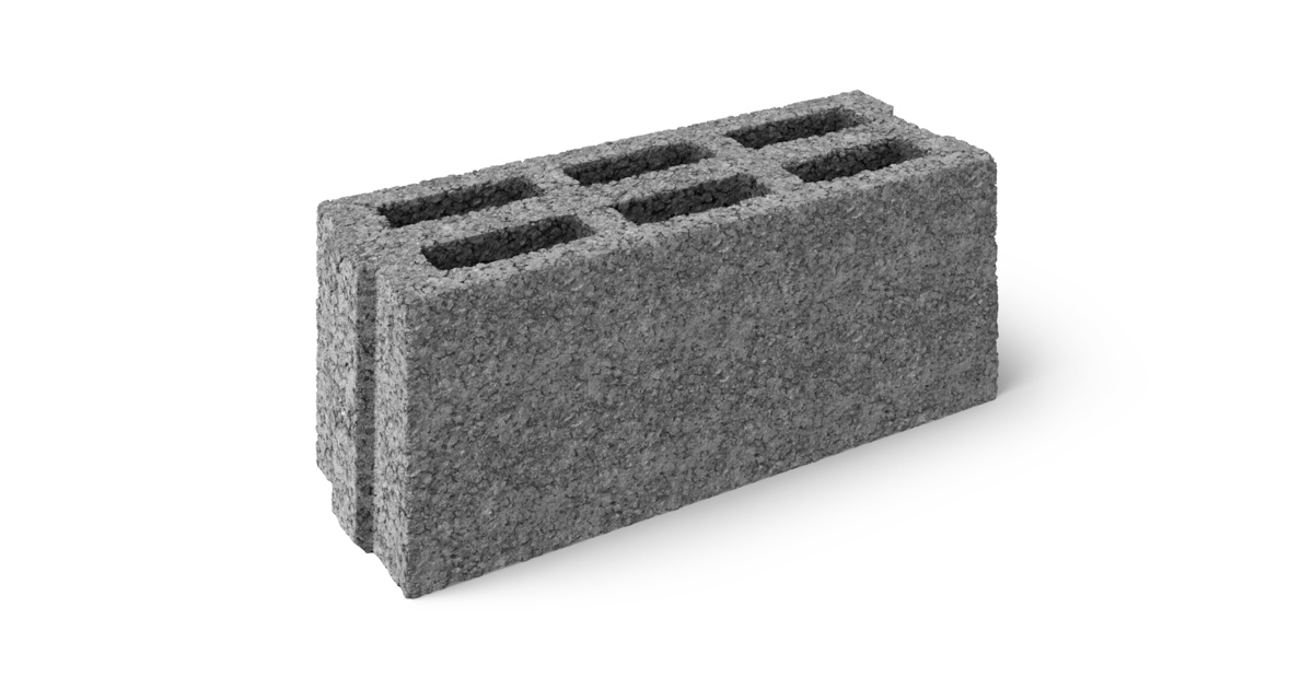 Żużlobetonowy pustak Alfa | Betard